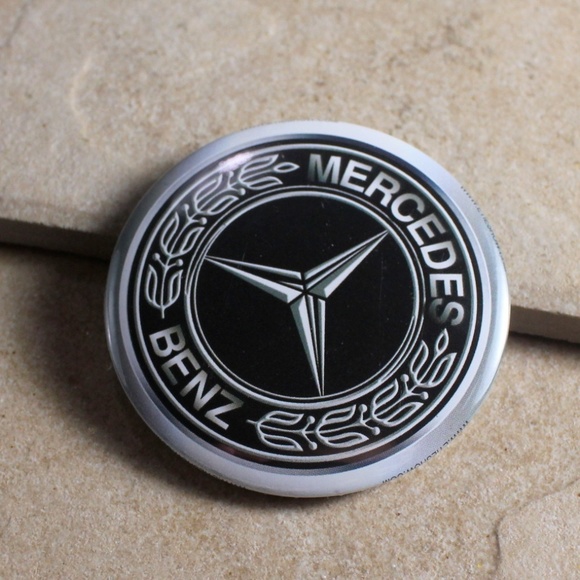 Benz | Accessories | Mercedes Logo Emblem Sticker Laurel Wreath Decal ...